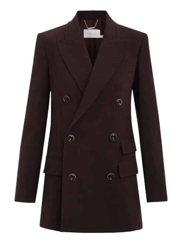 Zimmermann Double-breasted Jacket - Black