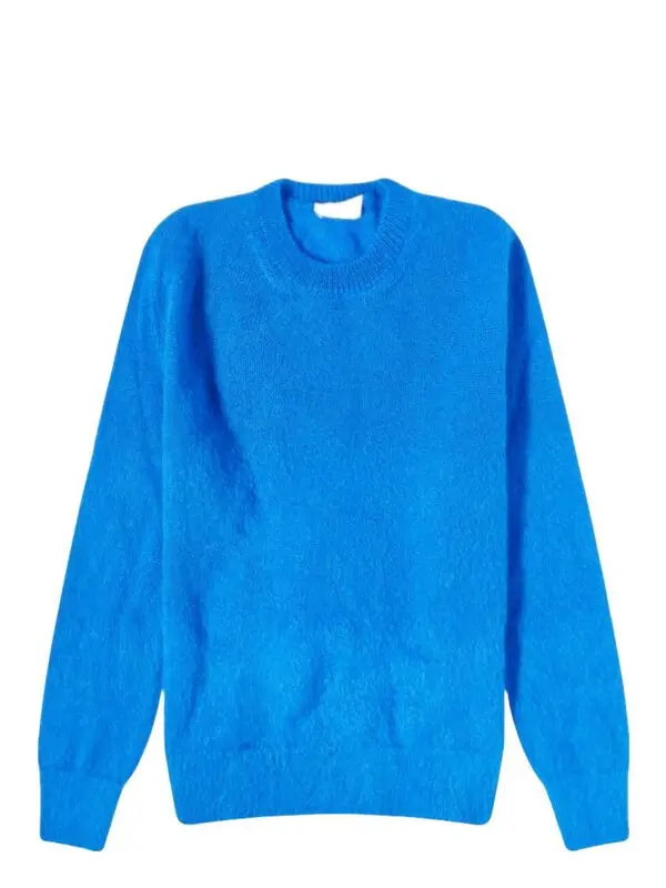Off-White Arrows Intarsia Crew Neck Jumper - Blue