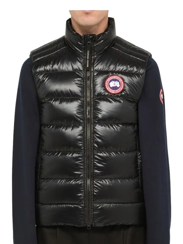 Canada Goose Logo Down Vest - Black