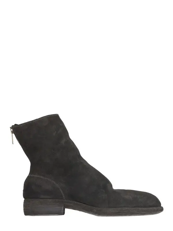 Guidi Zip Up Leather Boots - Black