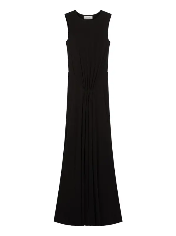 Sportmax Attore Crewneck Sleeveless Maxi Dress - Black