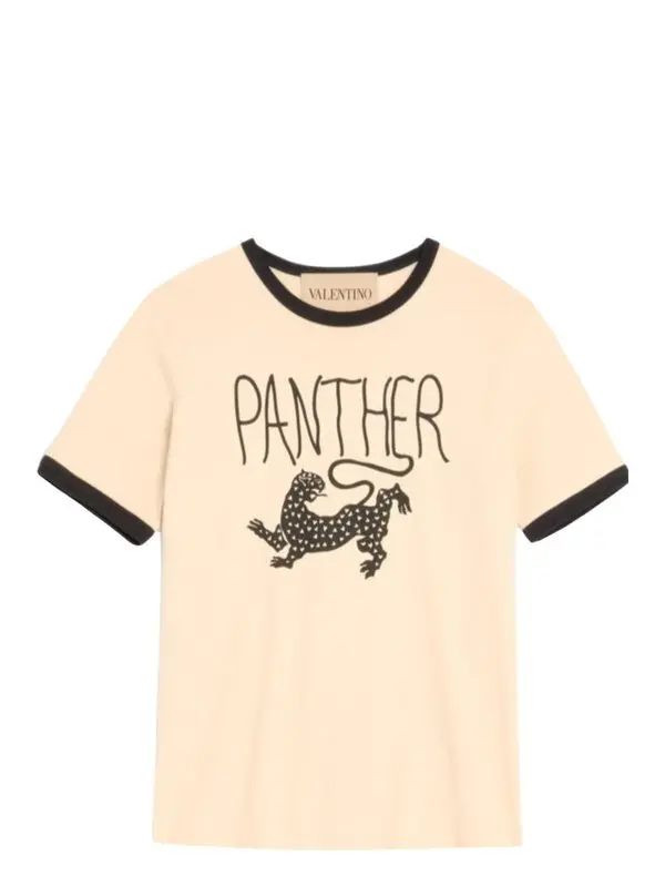 Valentino Garavani Panther Printed Crewneck T-shirt - No