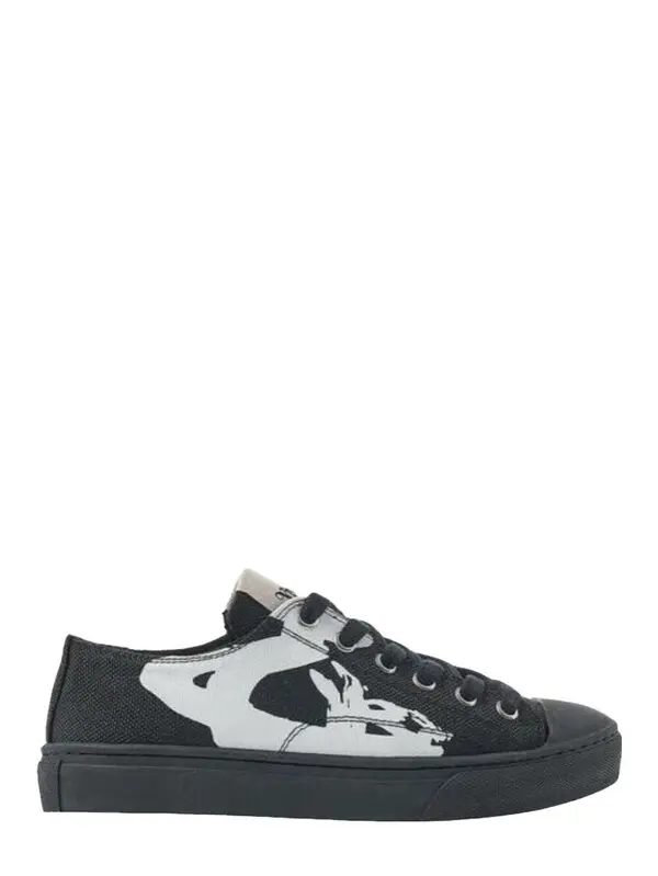 VIVIENNE WESTWOOD Low Top Lace Up Sneakers - Black