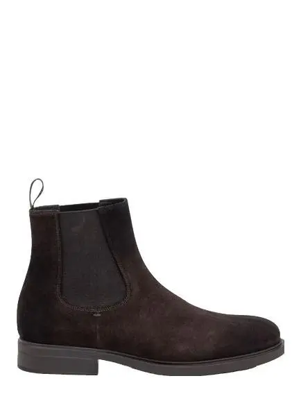 DOUCAL'S Round Toe Ankle Boots - Black