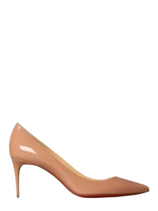 CHRISTIAN LOUBOUTIN Kate Pointed Toe Pumps - Nude