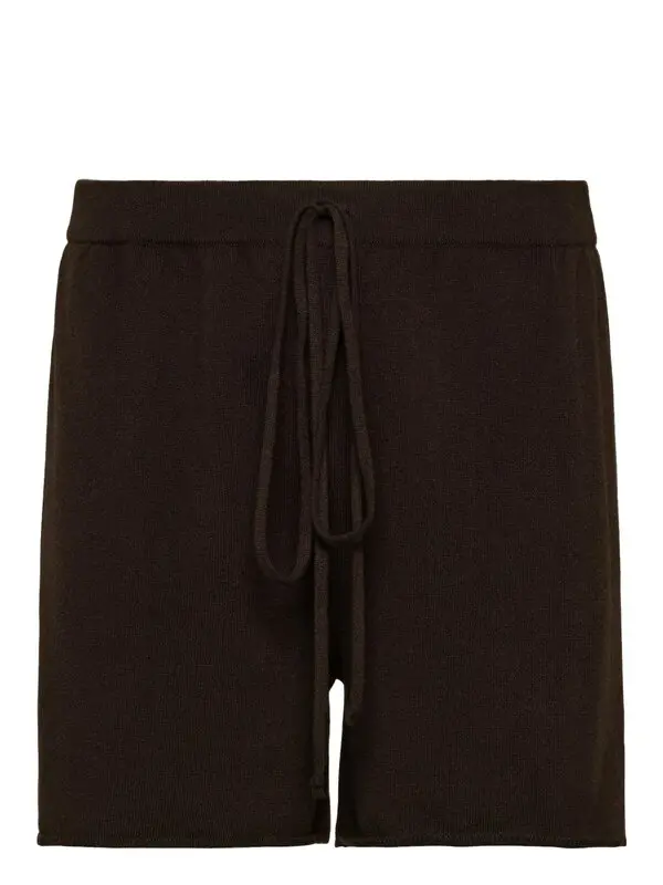 MAISON MARGIELA Knitted Drawstring Shorts - Tapenade