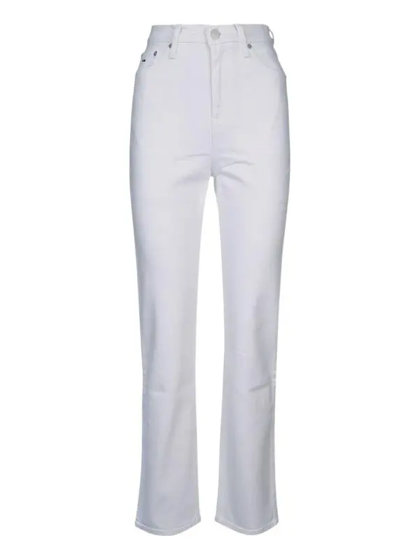 Tommy Hilfiger Julie Straight Leg Jeans - White