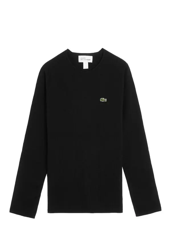 Comme Des Garçons X Lacoste Crewneck Jumper - Black