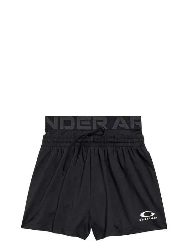Balenciaga X Under Armour Running Shorts - Black