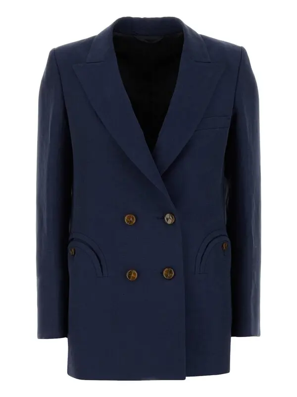 BLAZÉ MILANO Savannah Everyday Blazer - Navy Blue