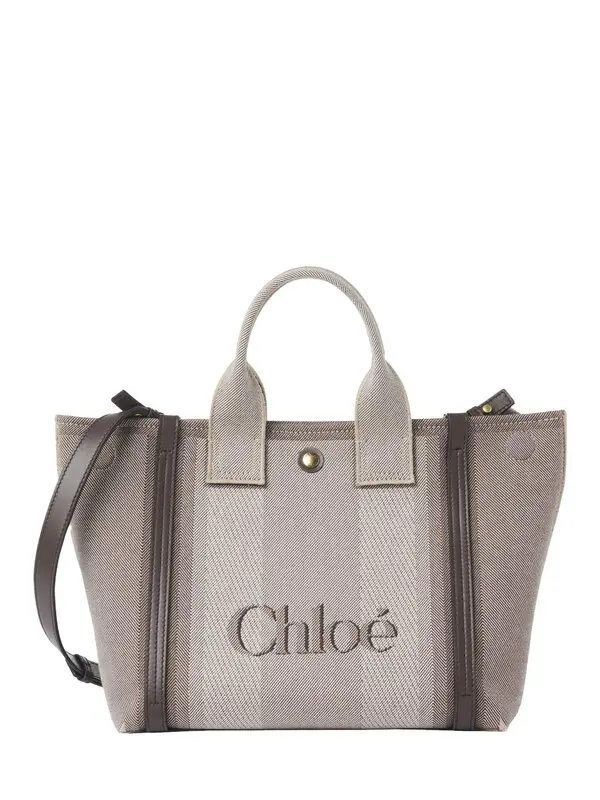 Chloé Small Woody Tote Bag - Gray