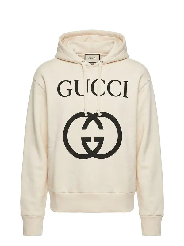 Gucci Interlocking G Hoodie - White