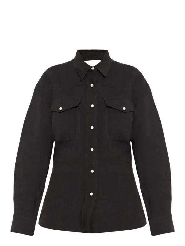 Studio Nicholson Buttoned Pocket Shirt - Black
