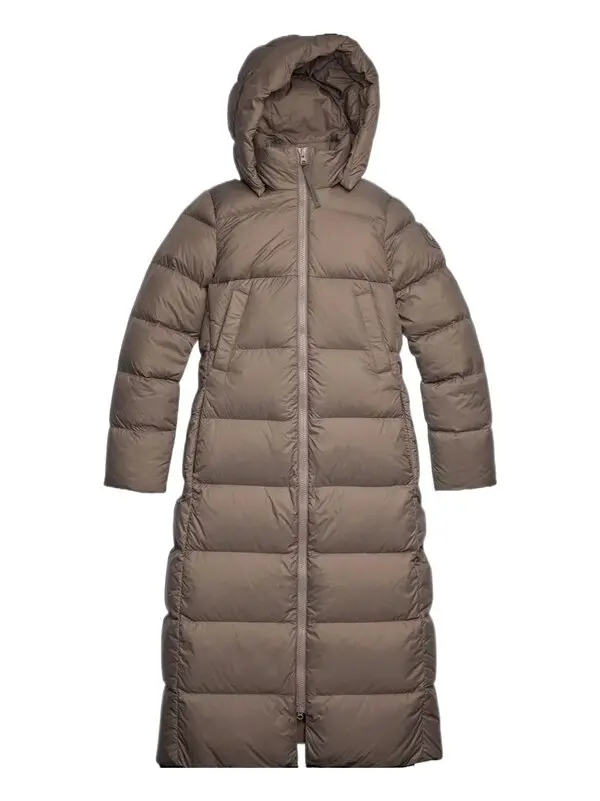 Canada Goose Mystique Puffer Coat With Tonal Label - Taupe