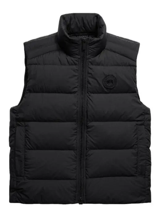 Canada Goose Crofton Down Vest With Logo Patch - Black