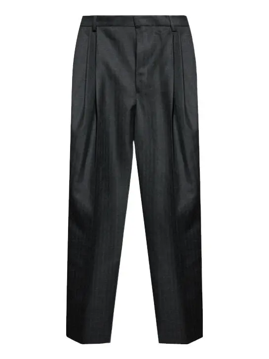 Dries Van Noten Belt Loop Track Pants - Grey