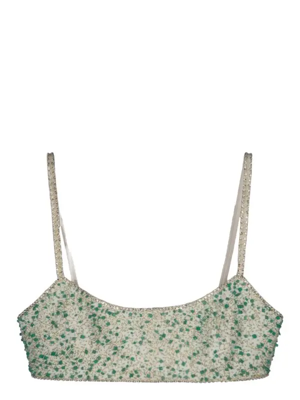 Dior Embellished Short Vest - Gray