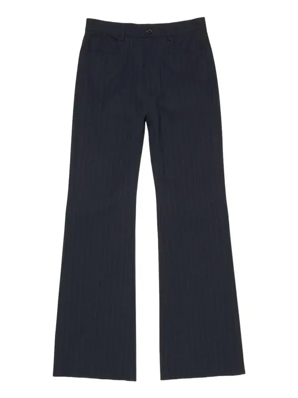 Acne Studios Pinstripe Tailored Trousers - Black