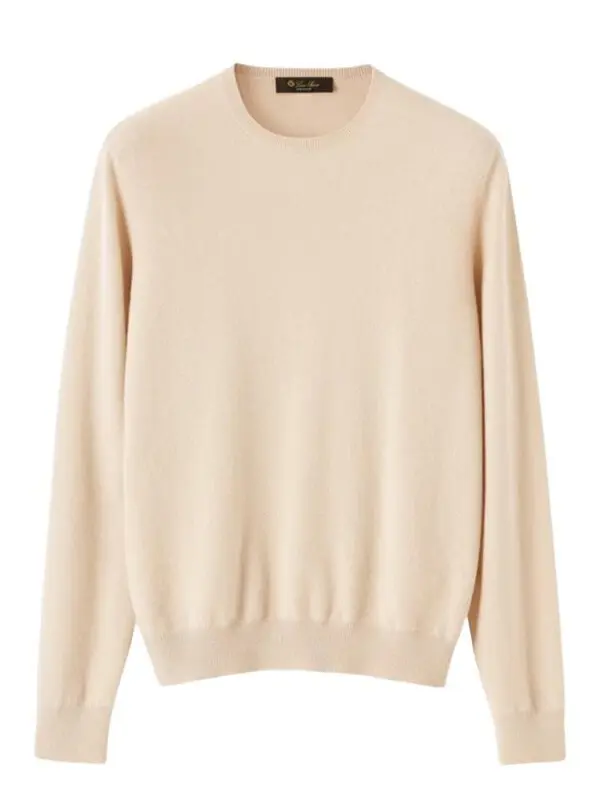 Loro Piana Sergio Crewneck Sweater - Toffee Cream