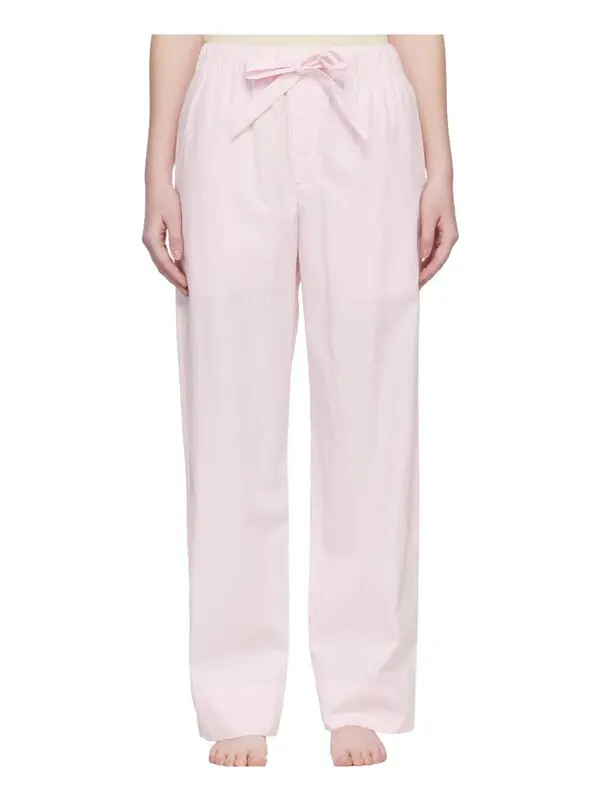 TEKLA Straight-leg Pajama Trousers - Soft Pink