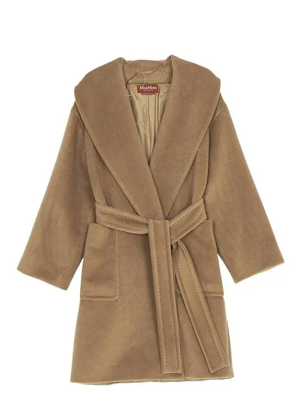 Max Mara Cloruro Belted Coat - No