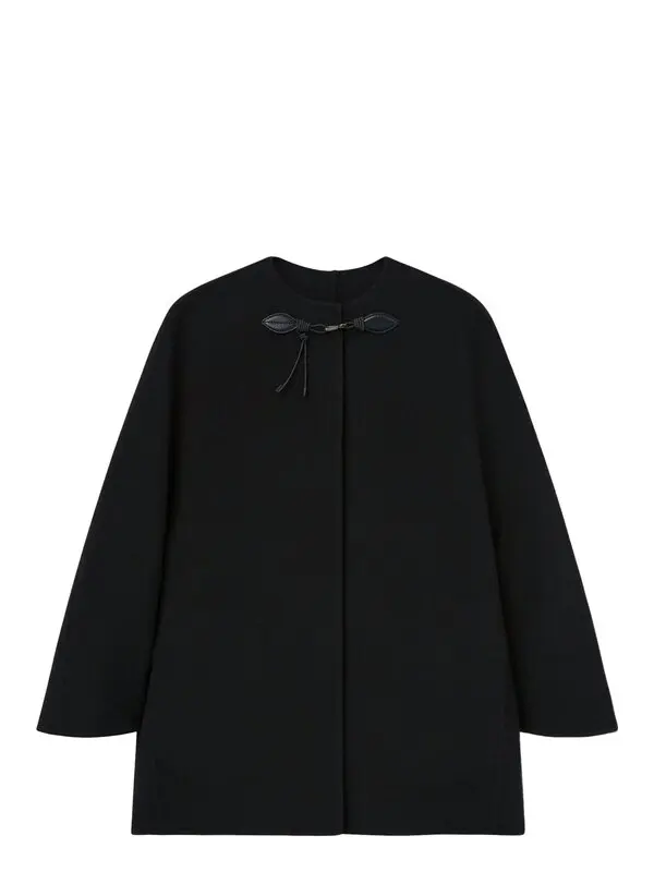 Ermanno Scervino Toggle Closure Jacket - Black