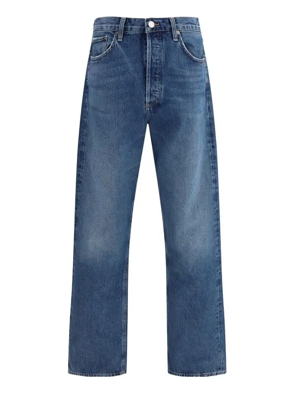 AGOLDE High-rise Straight-leg Jeans - Blue