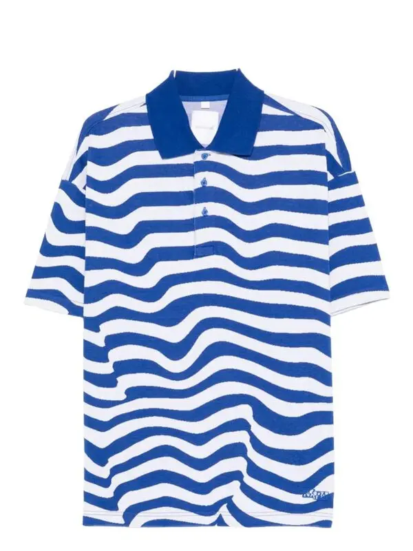 NAPAPIJRI Striped Polo Shirt - Blue