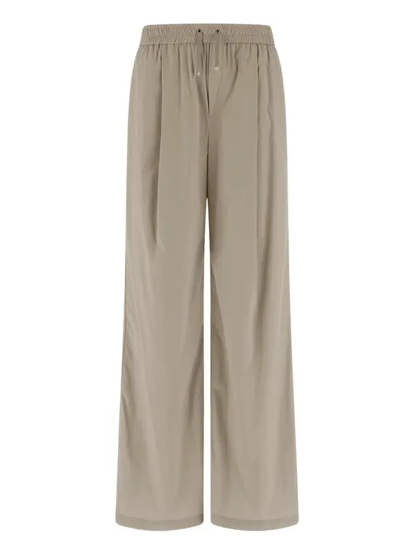 Herno Drawstring Wide-leg Trousers - Nude