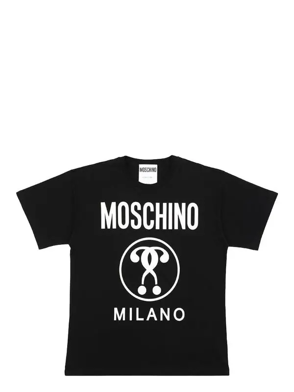 Moschino Question Mark Logo T-shirt - Black