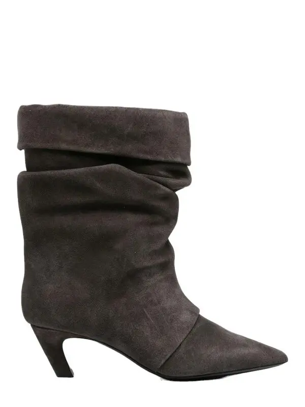Ash Pointed Toe Boots - Black