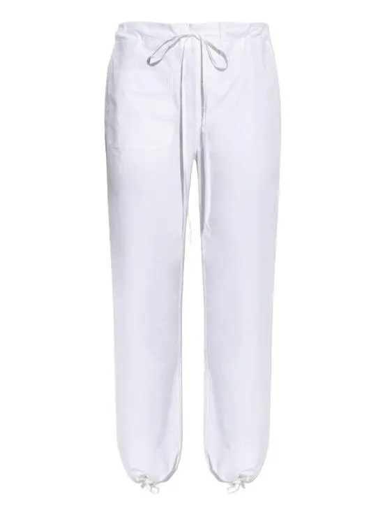 Victoria Beckham Drawstring Casual Pants - White