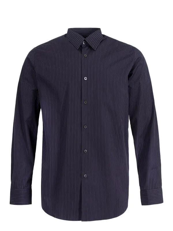 Dries Van Noten Striped Shirt - Black