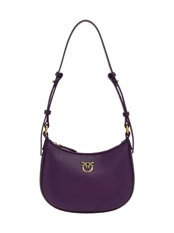 Pinko Half Moon Mini Shoulder Bag - Black