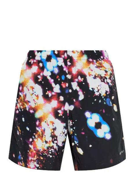 Alexander McQueen Printed Beach Shorts - Black