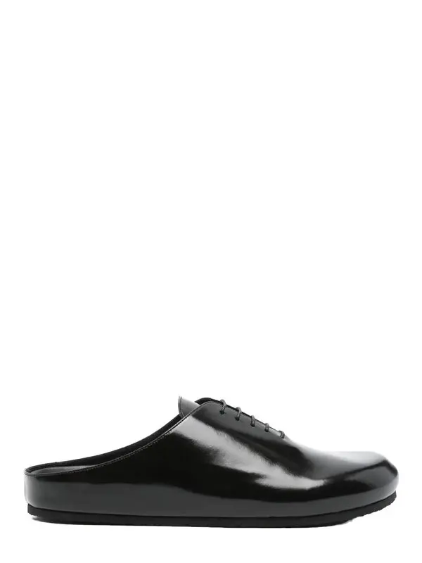 Jacquemus Slip-on Lace-up Mules - Black