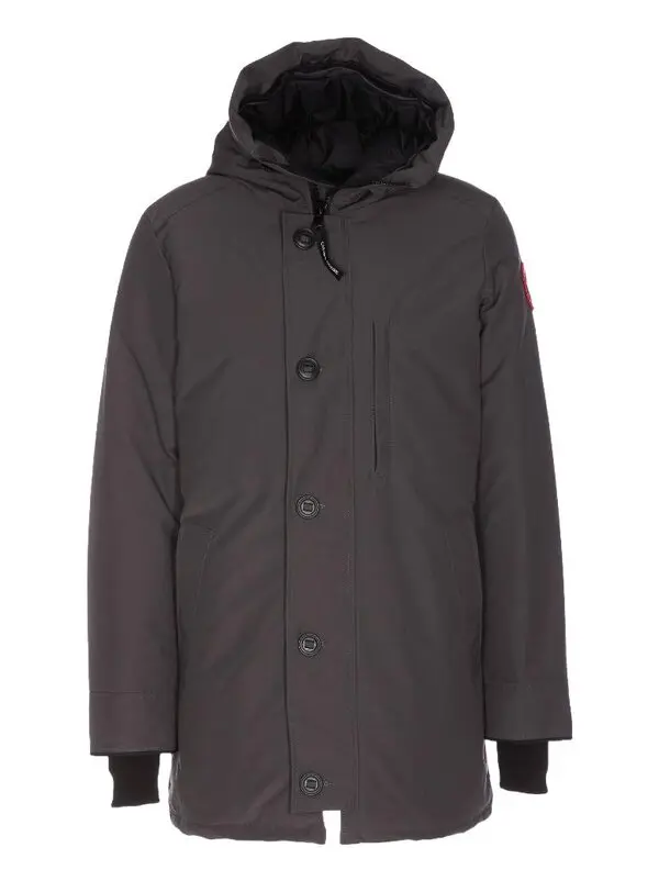 Canada Goose Chateau Buttoned Hooded Parka - Graphite
