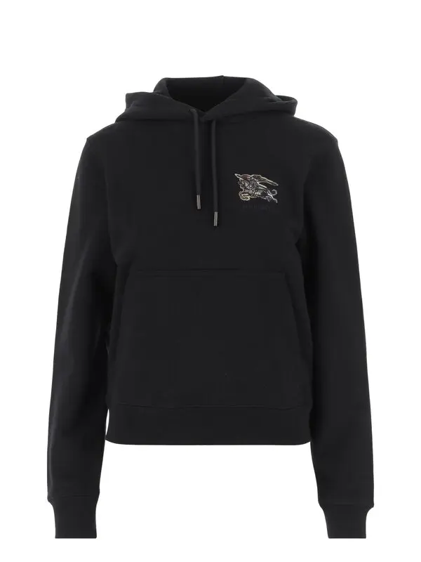 Burberry Crystal Ekd Hoodie - Black