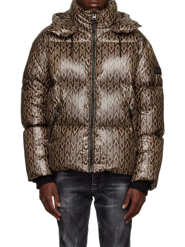 Mackage Kent Down Jacket With Monogram Print - Multicolor