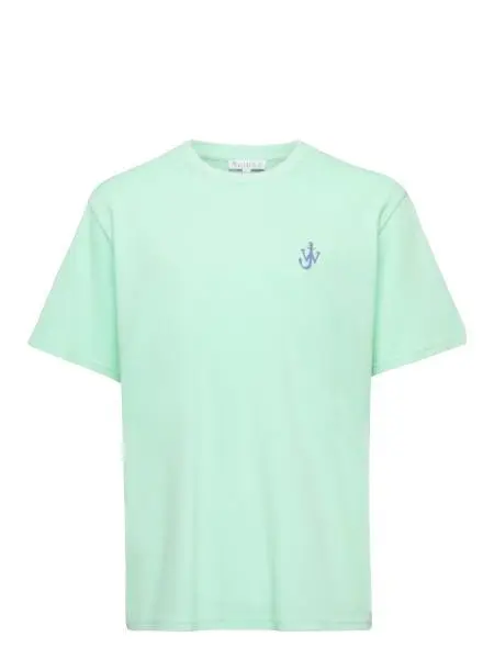 J.W.ANDERSON Jw Anderson Anchor Embroidered T-shirt - Green