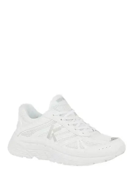 Kenzo Pace Mesh Lace-up Sneakers - White