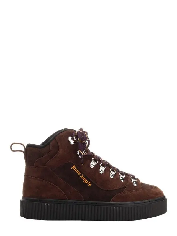 Palm Angels Lace-up Hiking Boots - Black