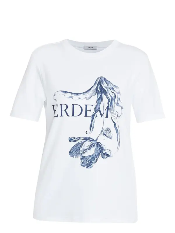 Erdem Printed T-shirt - White
