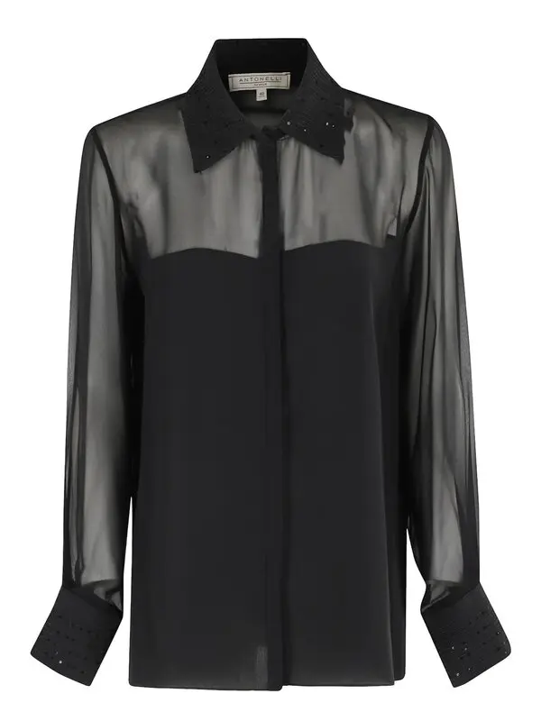 Antonelli Firenze Houndstooth-pattern Blazer - Black