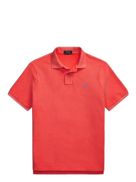 Polo Ralph Lauren Logo Embroidered Short-sleeved Polo Shirt - Red