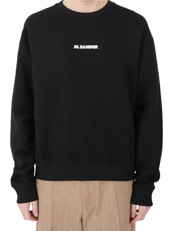 JIL SANDER Crewneck Sweatshirt - Black