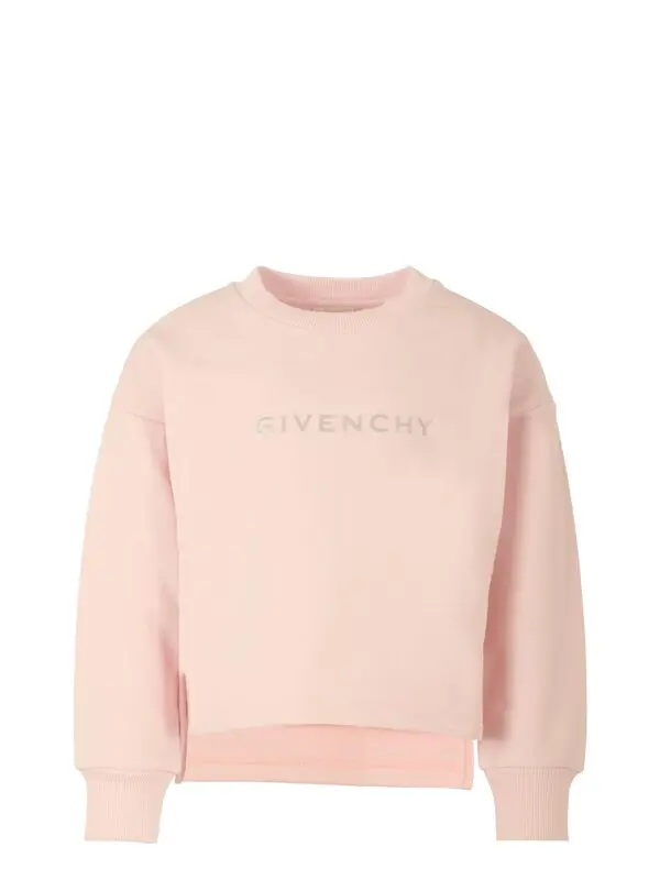 Givenchy Long Sleeve Sweatshirt With Logo Detail - Pink