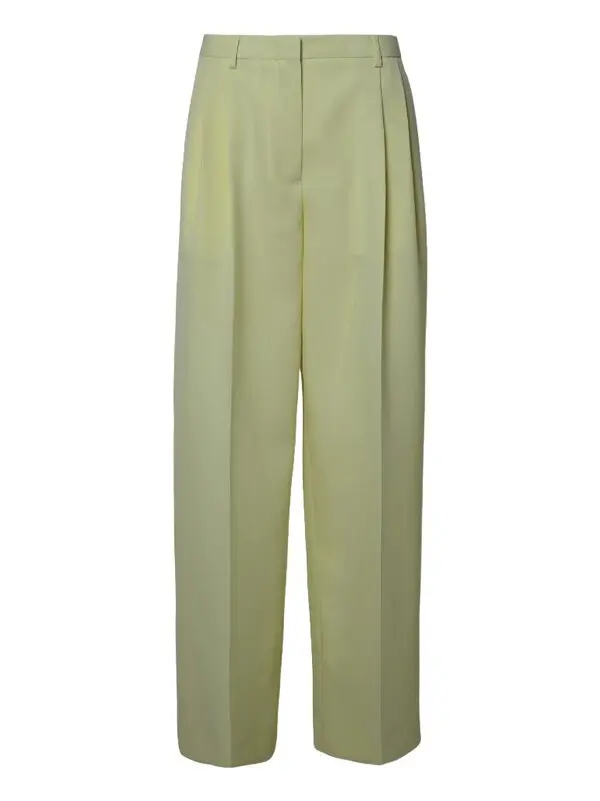 JIL SANDER High-waisted Belted Trousers - Nude