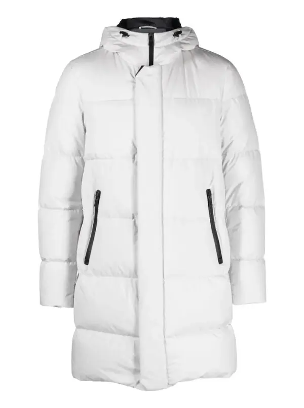 Herno Hooded Puffer Jacket - White
