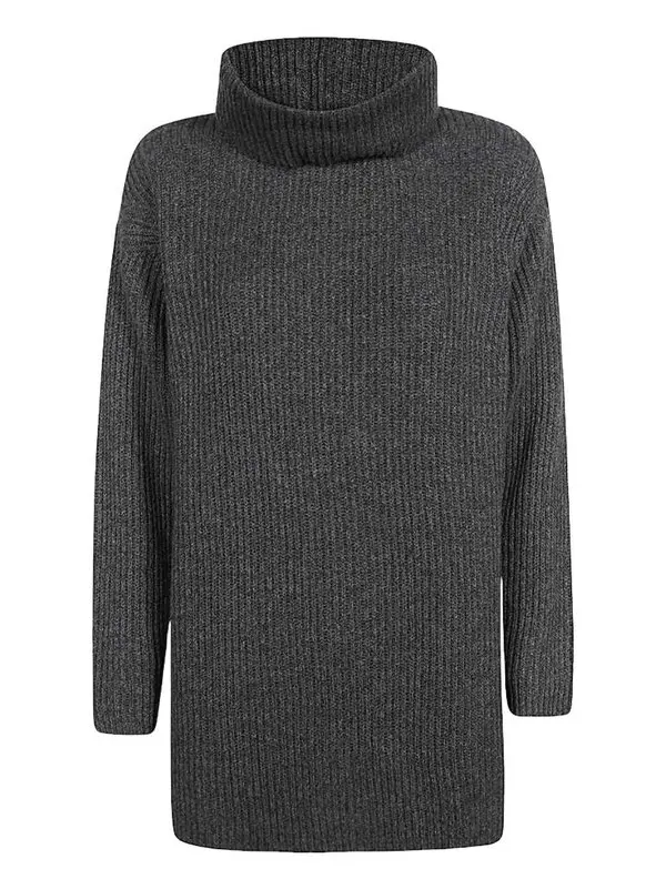 Emporio Armani Ribbed-knit Roll Neck Jumper - Black